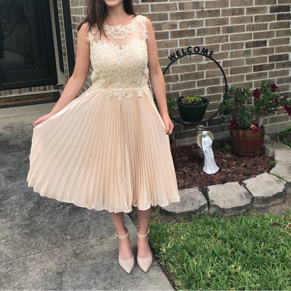 Jjshouse | Dresses | Jjshouse Cocktail Dress Champagne Color New | Poshmark